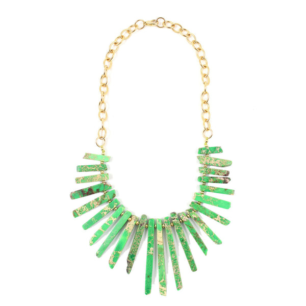 Vega Necklace - Impression Jasper – Arthur & Livingston